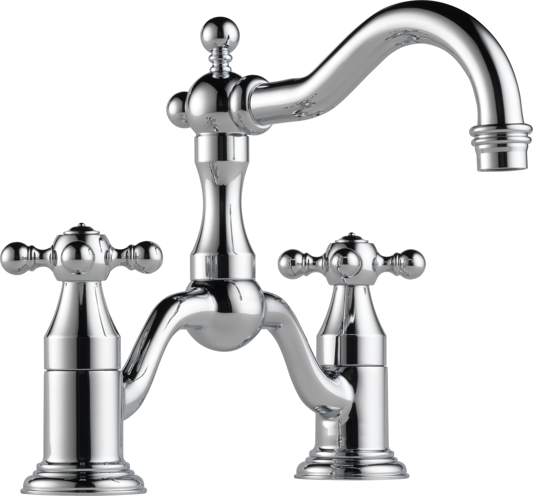 Brizo 65538LF-PC Tresa Chrome Widespread Bridge Lavatory Faucet with ...