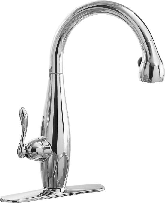 Kohler K-692-CP Clairette Polished Chrome Pullout Faucet ...