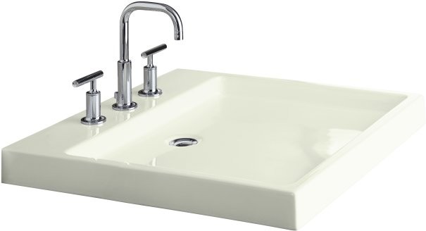 Kohler Purist K-2314-8-NG Tea Green Wading Pool Lavatory with 8 ...