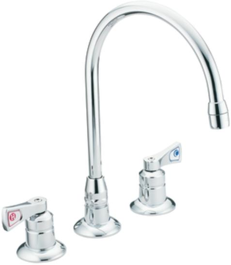 Moen 8227 Commercial Chrome Two-Handle Lavatory Faucet | AffordableFaucets