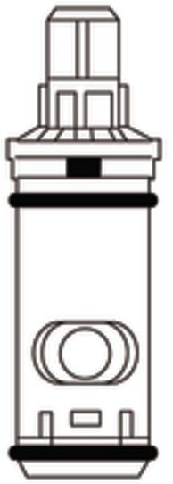 Moen 1248 2 Handle Replacement Cartridge, High Flow Roman Tub For 4999 ...